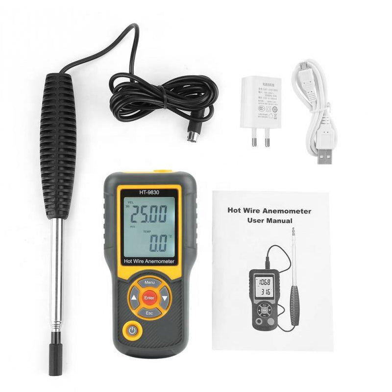 HT 9830 Hot Wire Anemometer